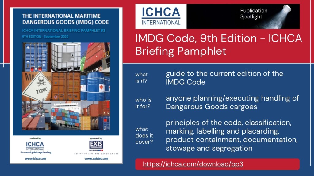 Publication Spotlight: IMDG Code, 9th Edition - ICHCA International