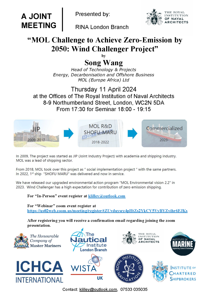 A Joint Meeting presented by RINA London Branch: MOL Challenge to ...